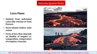 Forms of igneous rocks | PDF