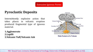 Forms of igneous rocks | PDF