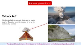 Forms of igneous rocks | PDF