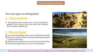 Forms of igneous rocks | PDF