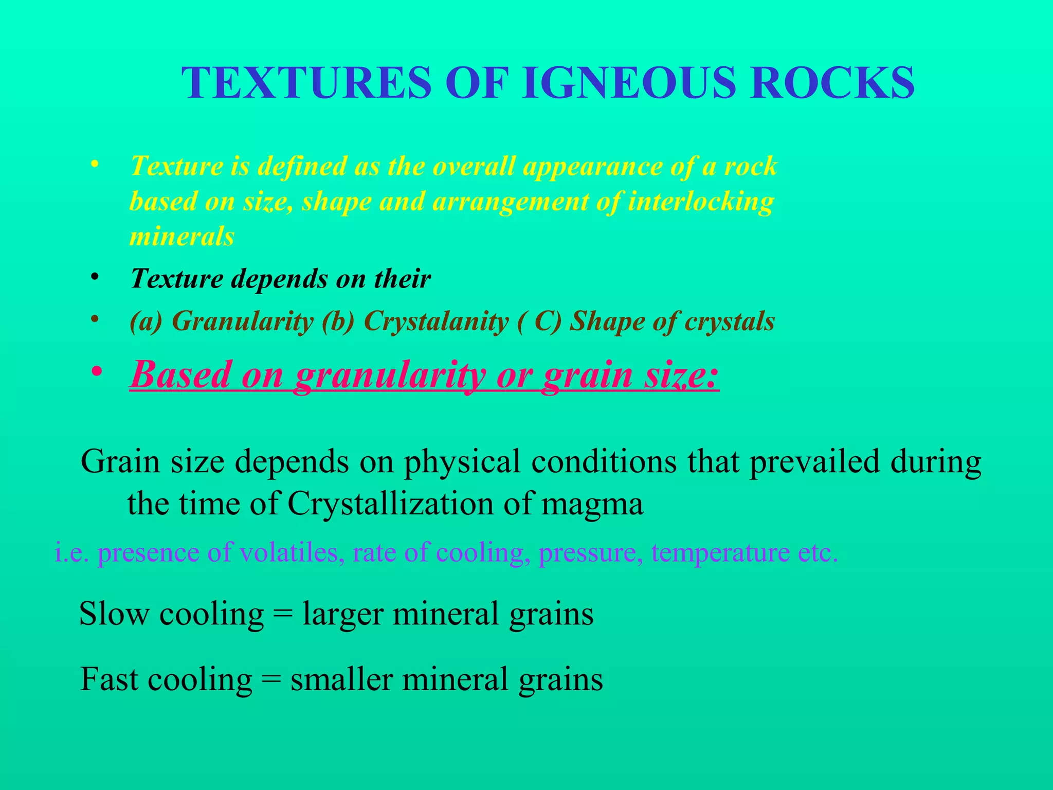 Forms of igneous rocks | PPT