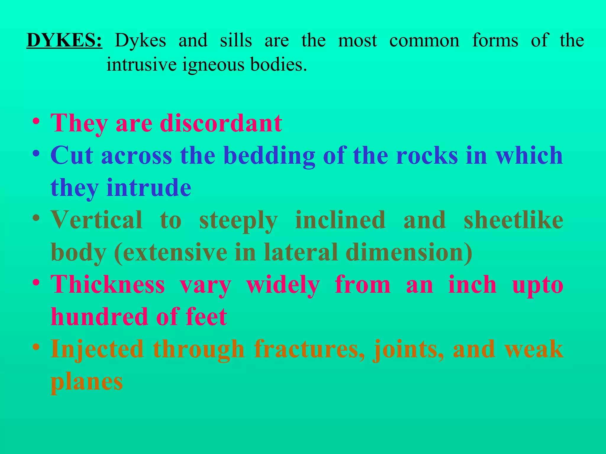 Forms of igneous rocks | PPT