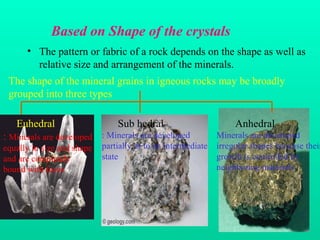 Forms of igneous rocks | PPT
