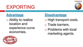 Forms of international business | PPTX