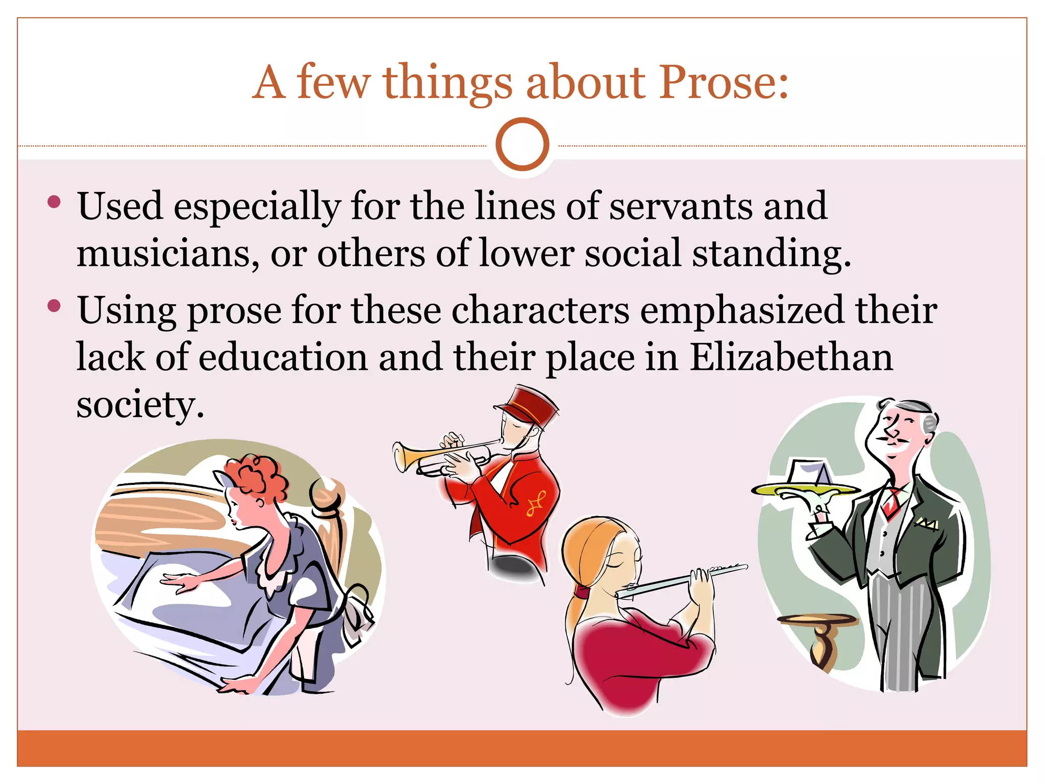 Forms of Language used in Shakespeare's plays | PPT