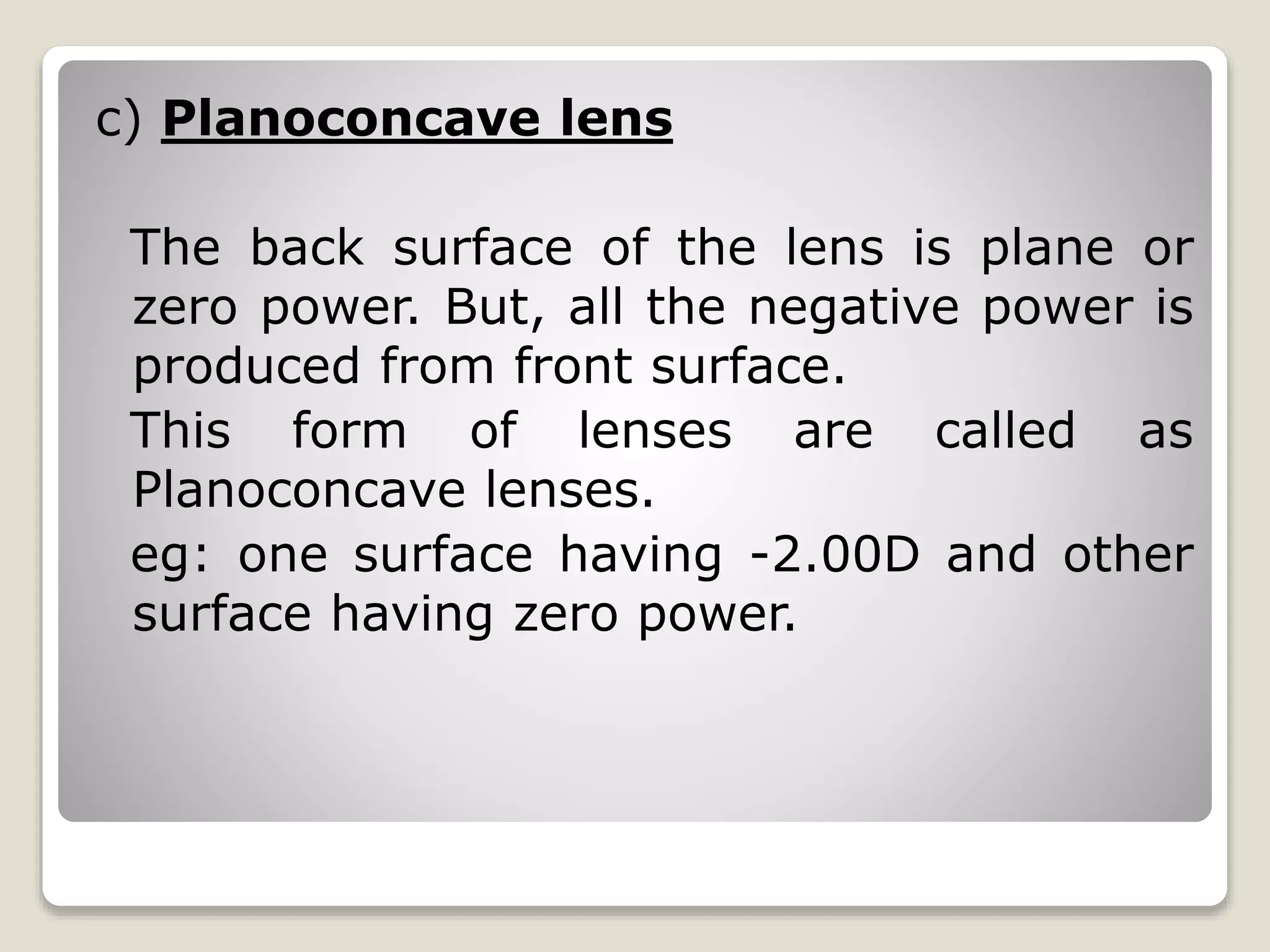 Forms of lenses (Faheem Kv) | PPTX