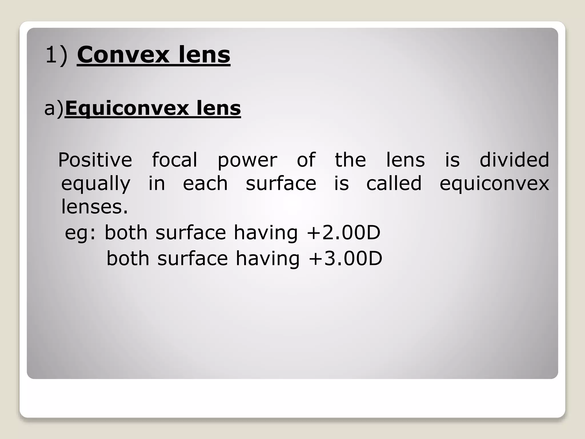 Forms of lenses (Faheem Kv) | PPTX
