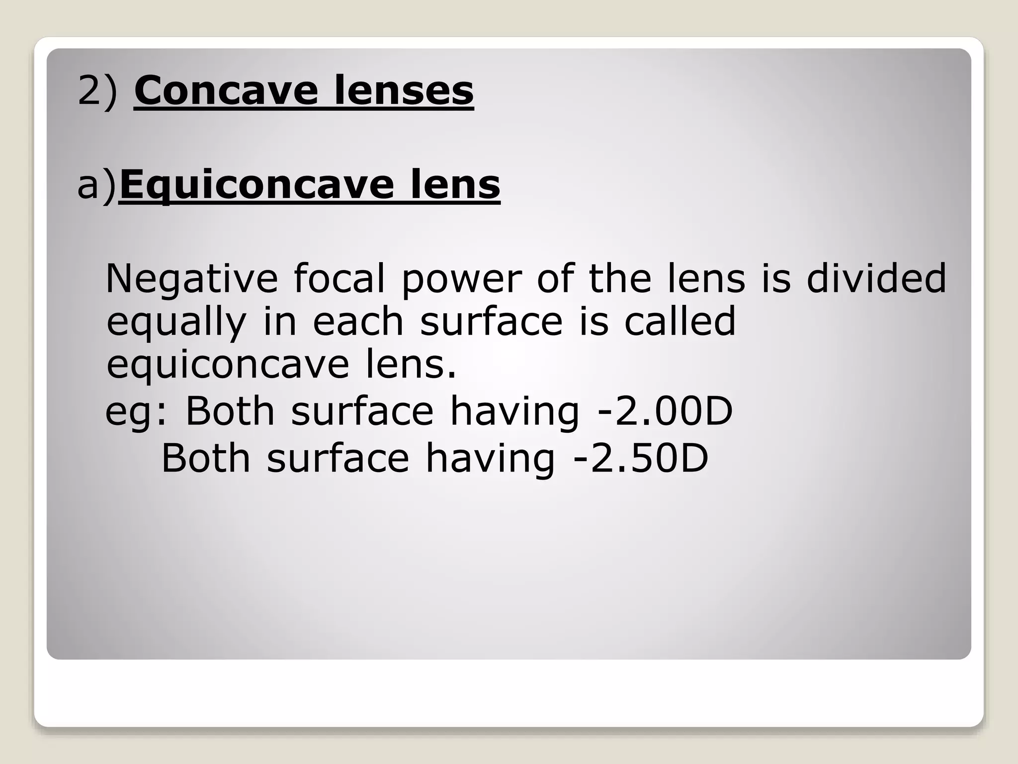 Forms of lenses (Faheem Kv) | PPTX