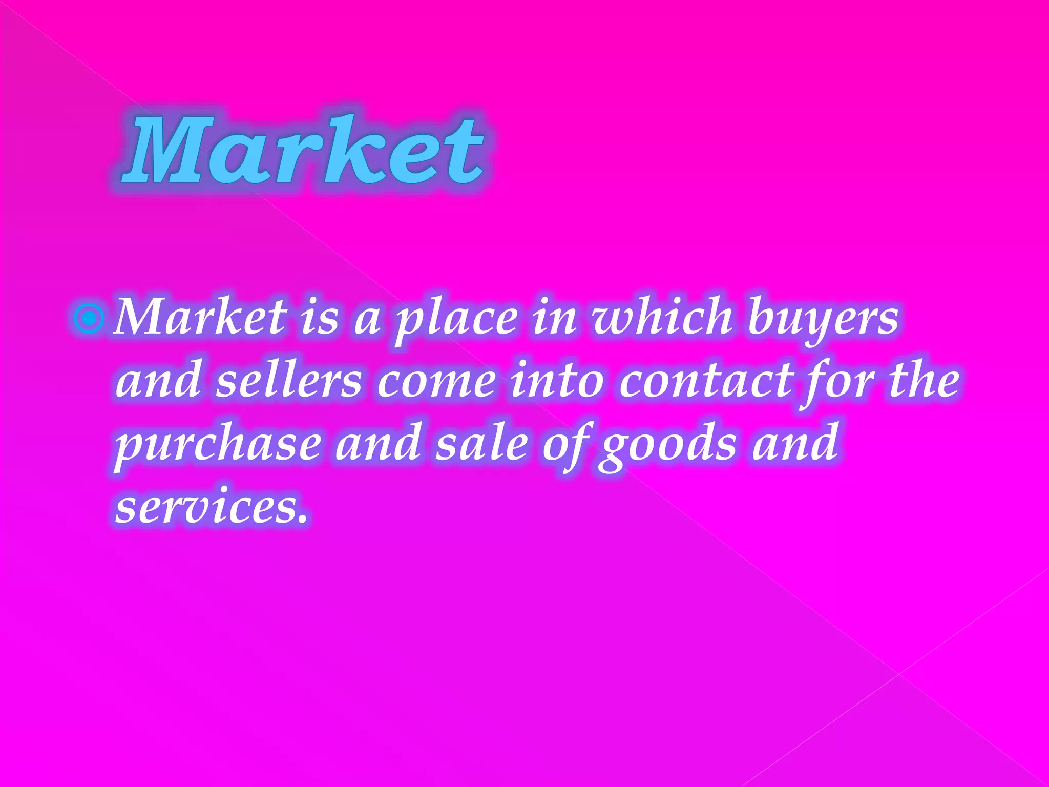 Forms of market and price determination under perfect competition with ...