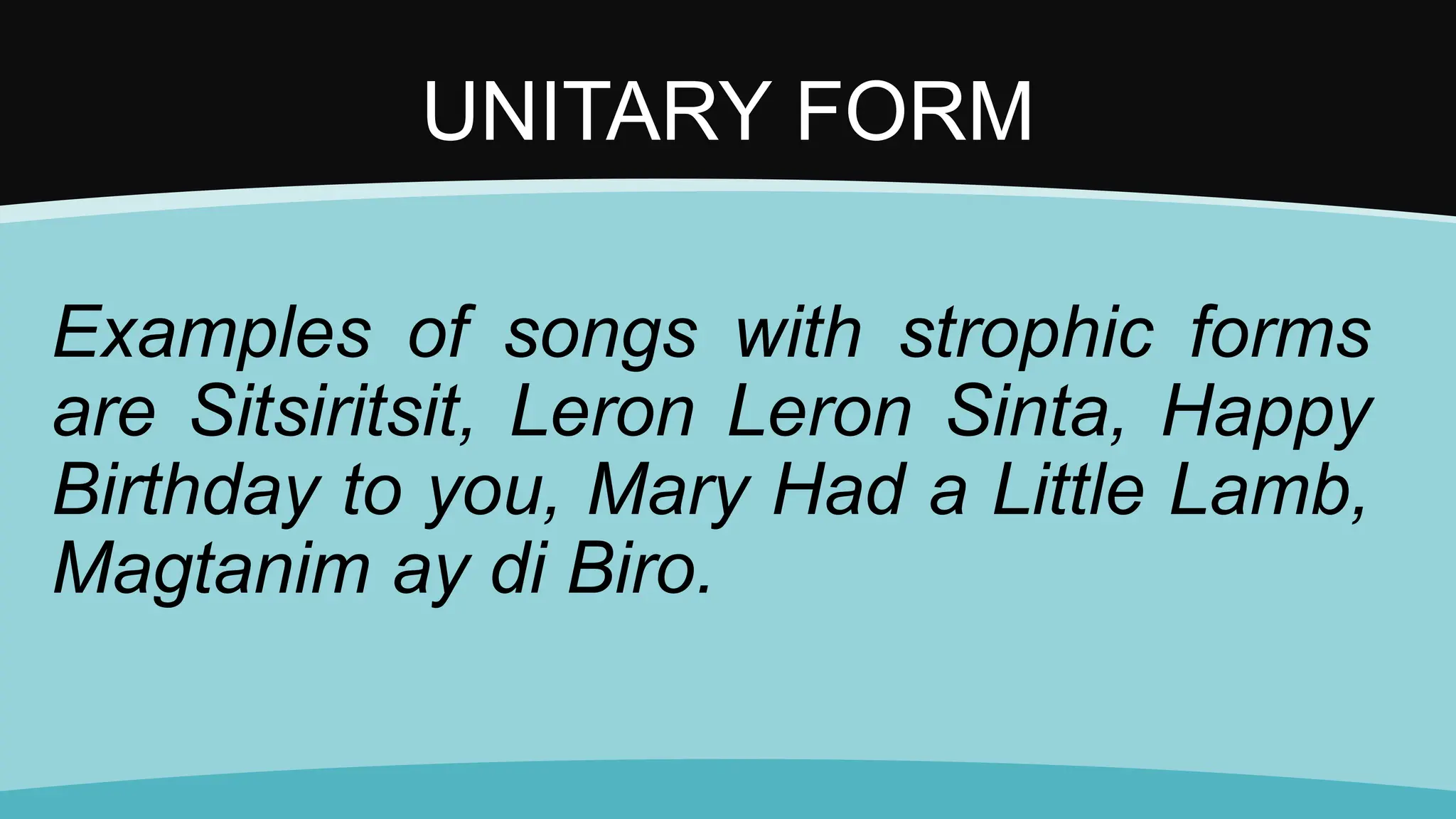 FORMS OF MUSIC- LNA - LOCAL MUSIC TYPES AND FORMS | PPTX