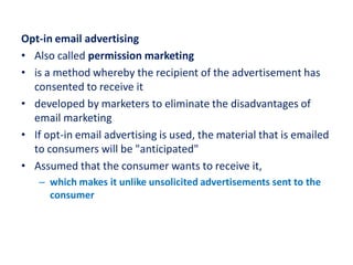Forms of Online/Electronic/Internet Advertising (Marketing) | PDF