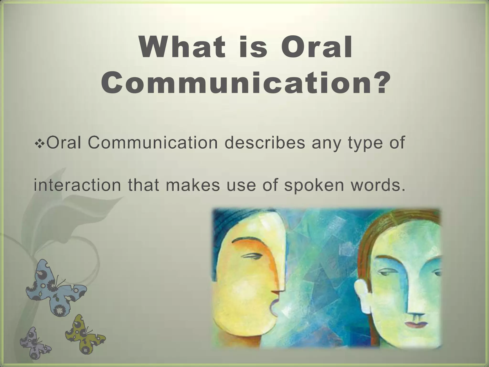 Forms Of Oral Communication | PPTX