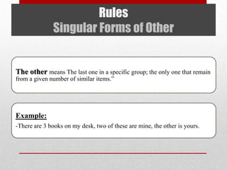 Forms of other | PPTX