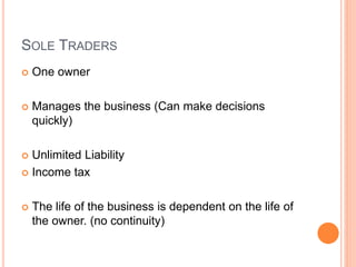 Forms of ownership | PPTX