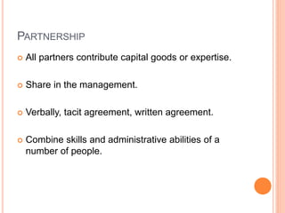 Forms of ownership | PPTX