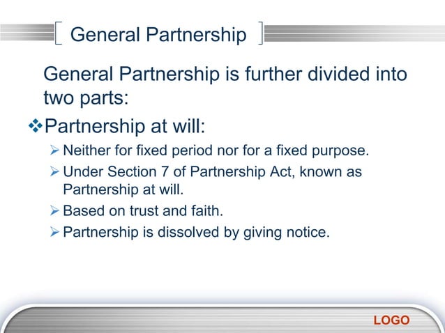 Forms of partnership & difference b | PPT