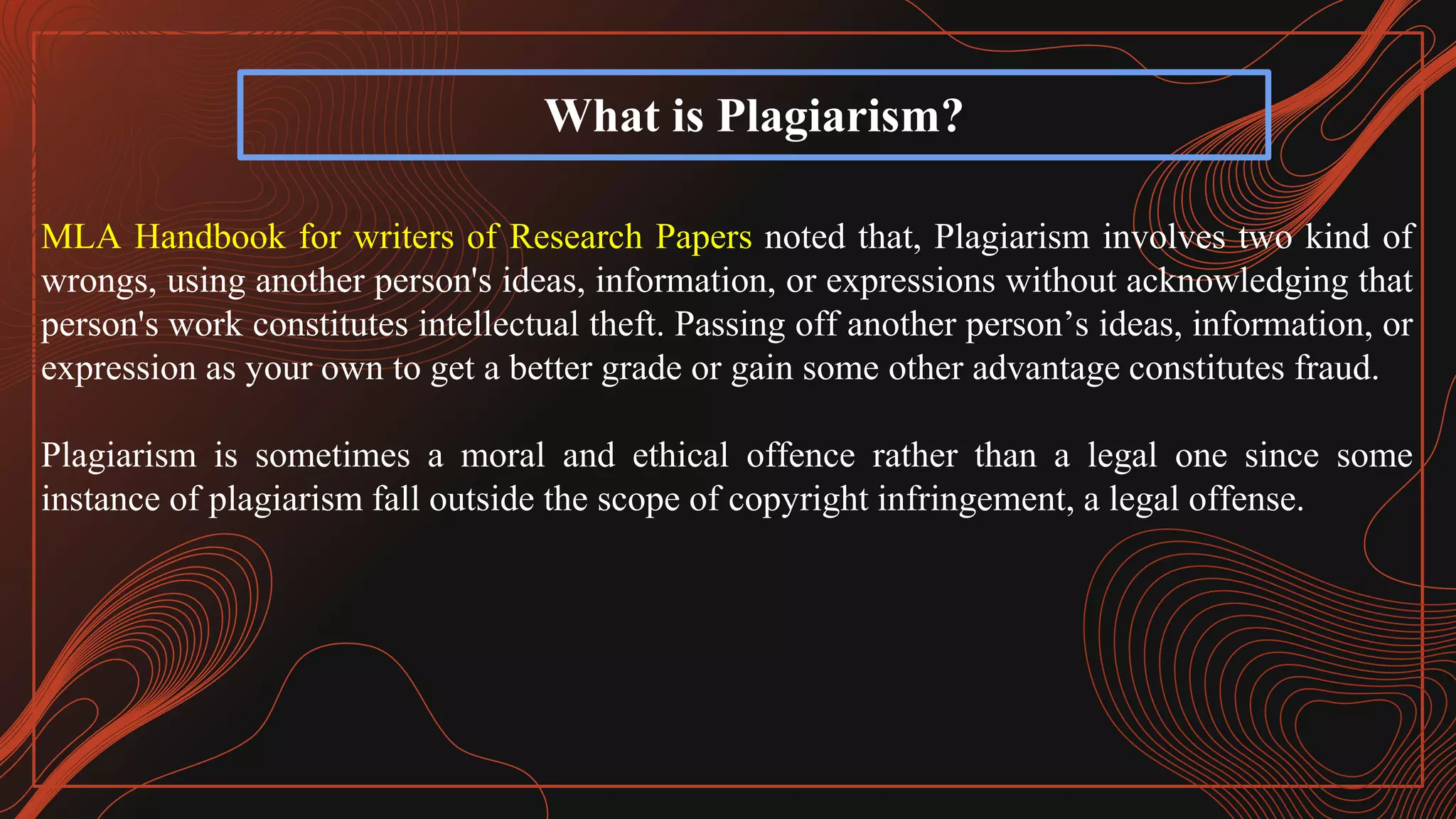Forms of Plagiarism .pptx
