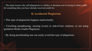 Forms of Plagiarism .pptx