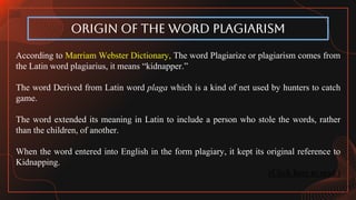 Forms of Plagiarism .pptx