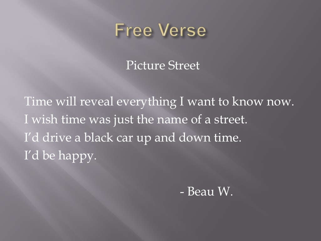 Forms Of Poetry forms-of-poetry