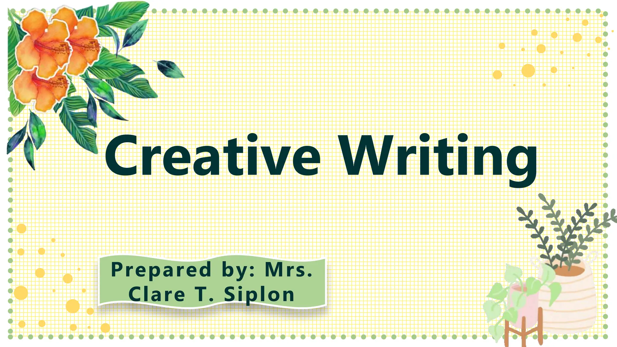 Forms of poetry in creative writing grade 12 | PPTX