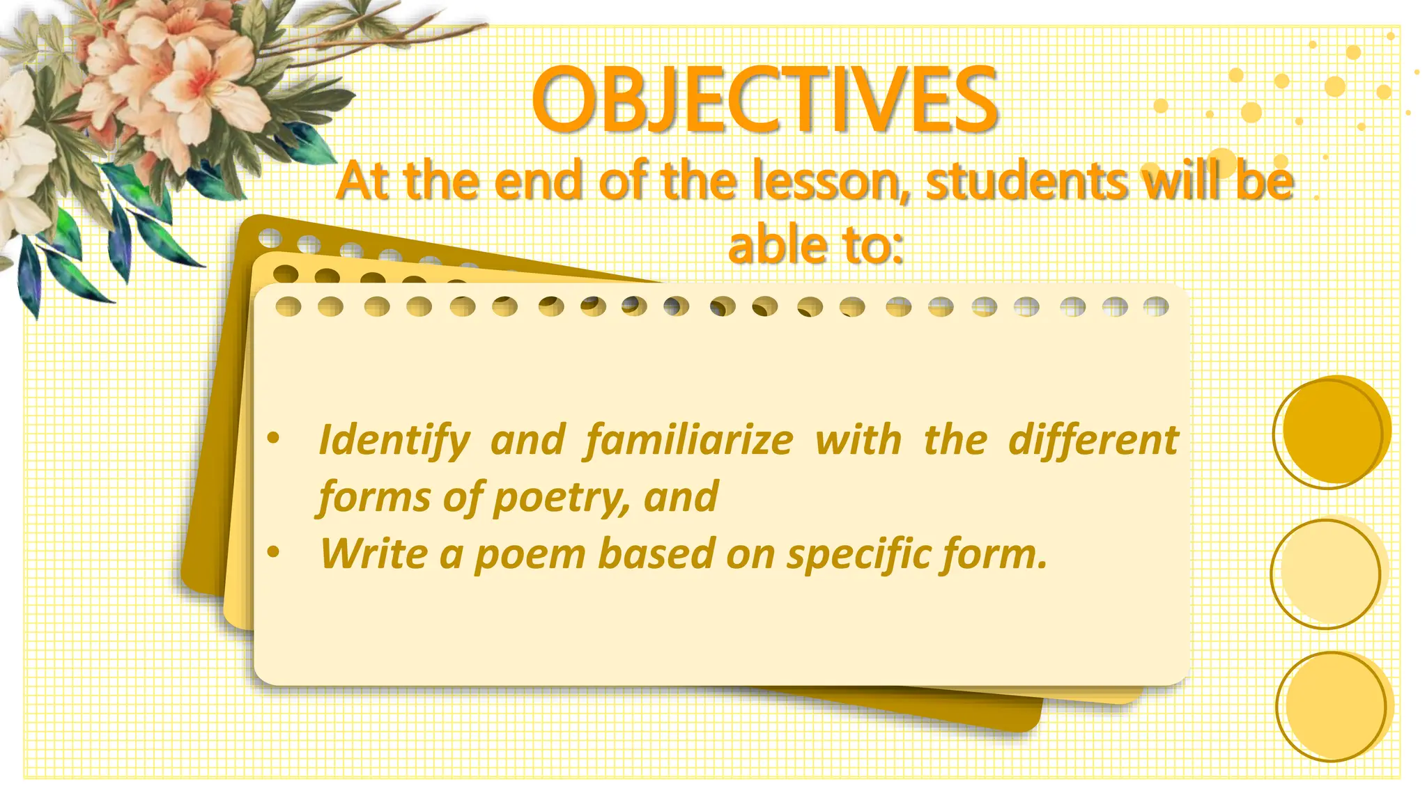 Forms of poetry in creative writing grade 12 | PPTX