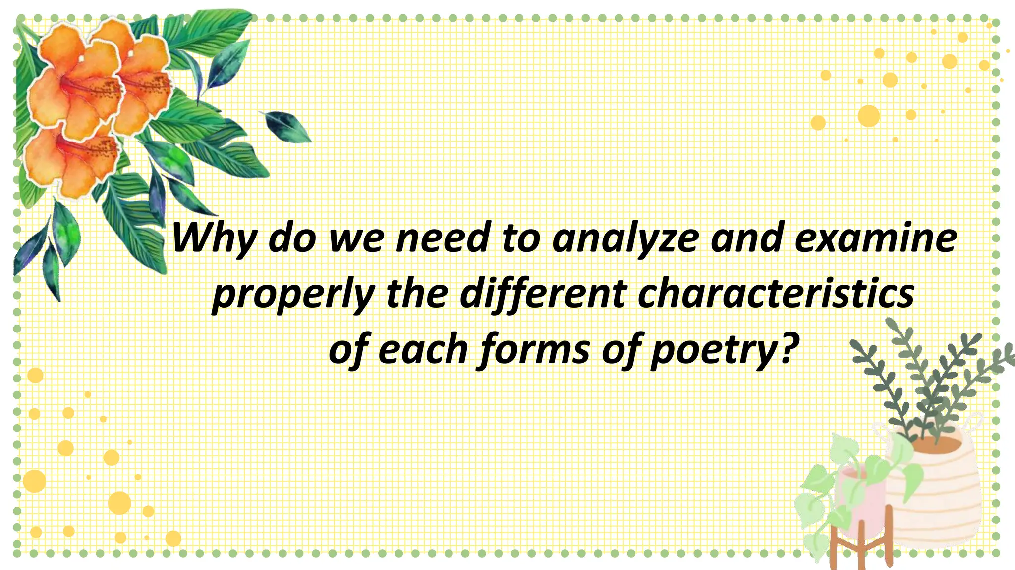 Forms of poetry in creative writing grade 12 | PPTX