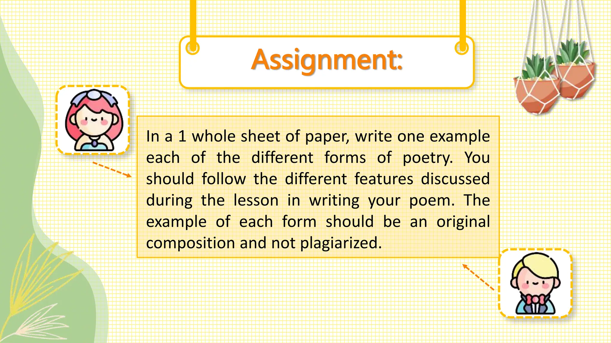 Forms of poetry in creative writing grade 12 | PPTX