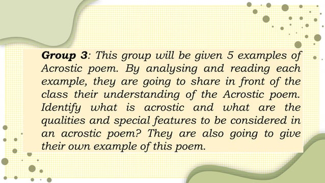 Forms of poetry in creative writing grade 12 | PPTX