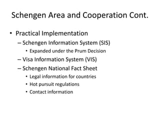 The French Police and Cooperation with EU Neighbors | PPTX