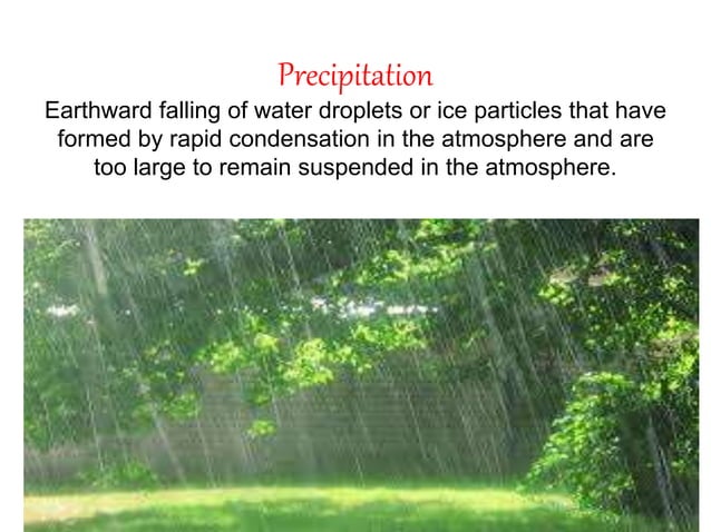 FORMS OF CONDENSATION | PPT