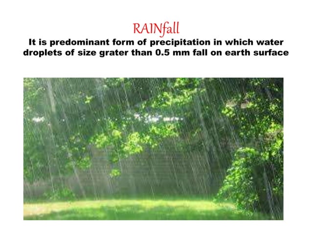 FORMS OF CONDENSATION | PPT