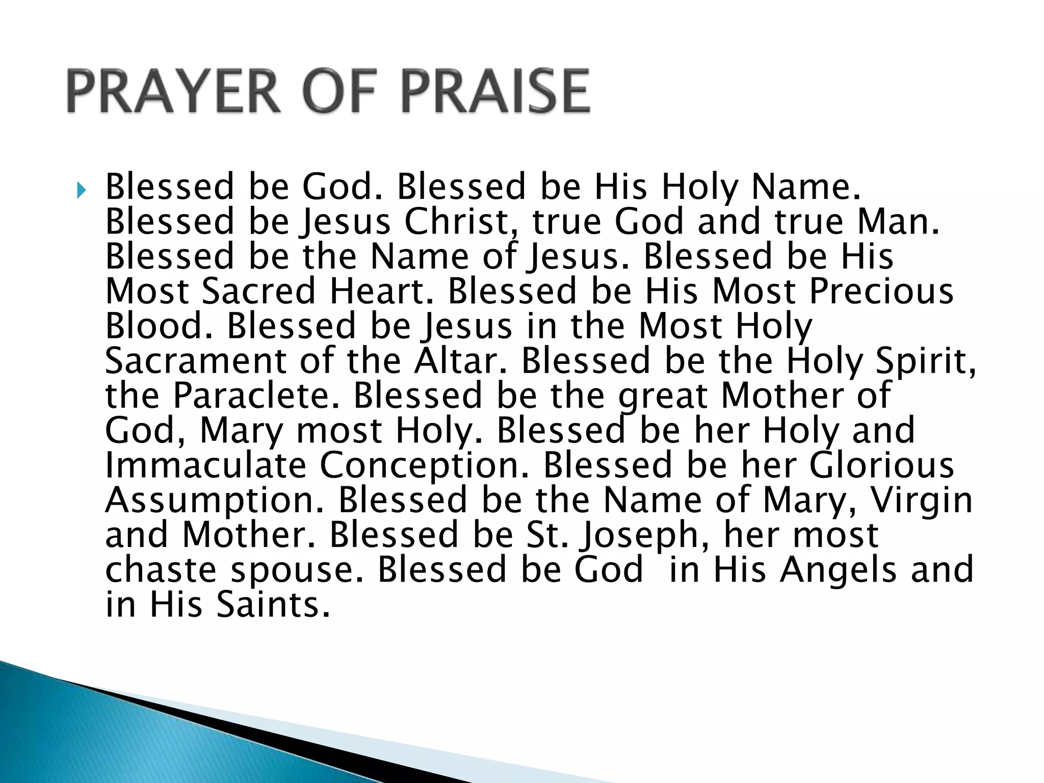Forms of prayers ppt rel 9 | PPTX