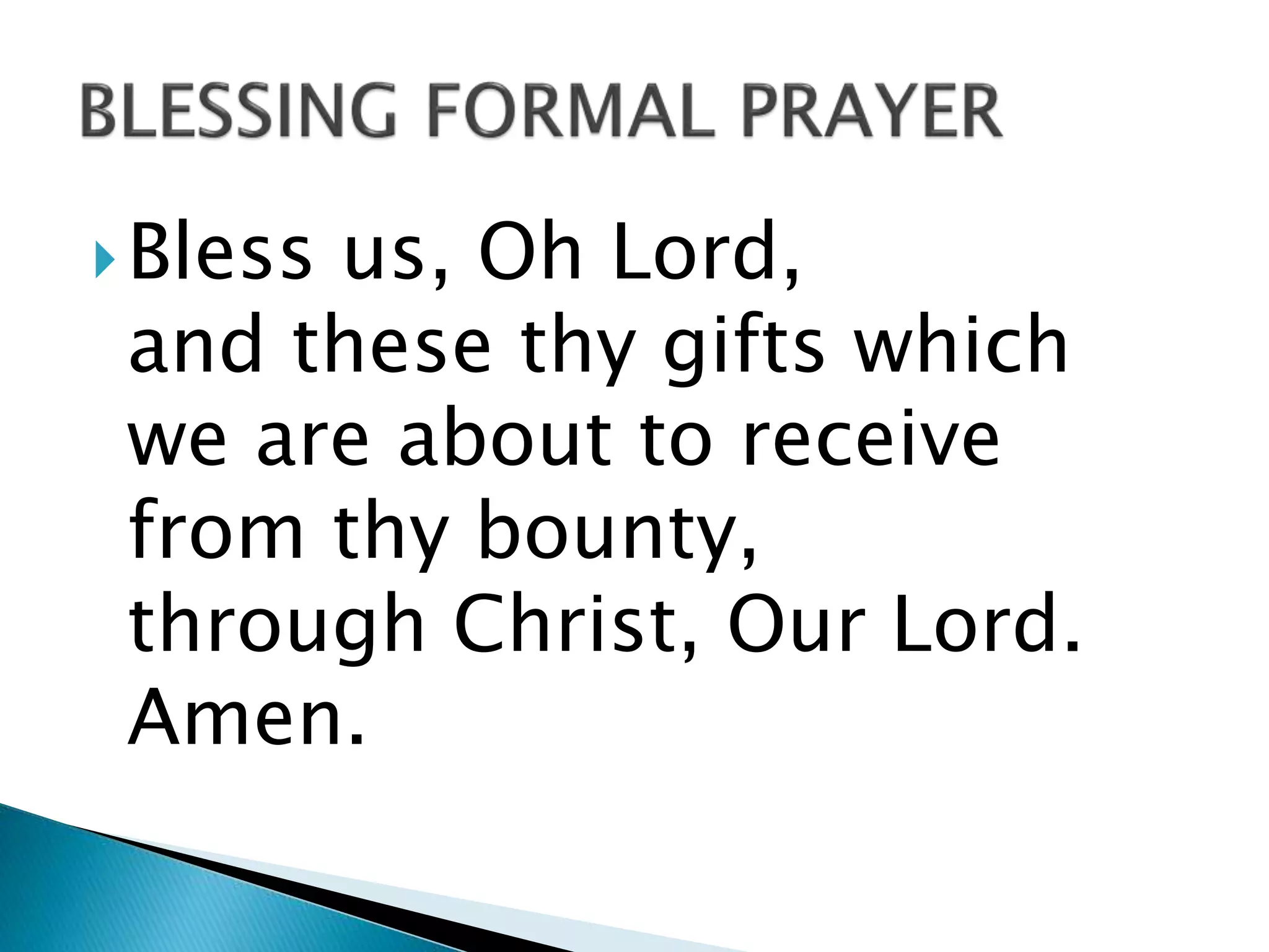 Forms of prayers ppt rel 9 | PPTX