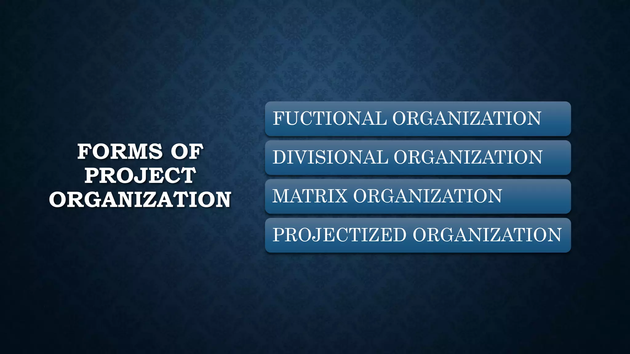 Forms of Project Organization | PPTX