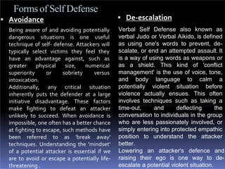 Forms of Self defence and self defence tips.pptx