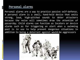 Forms of Self defence and self defence tips.pptx