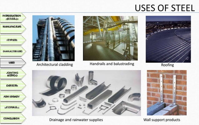 FORMS OF STEEL & ROOFING PRODUCTS detailed ppt | PPTX