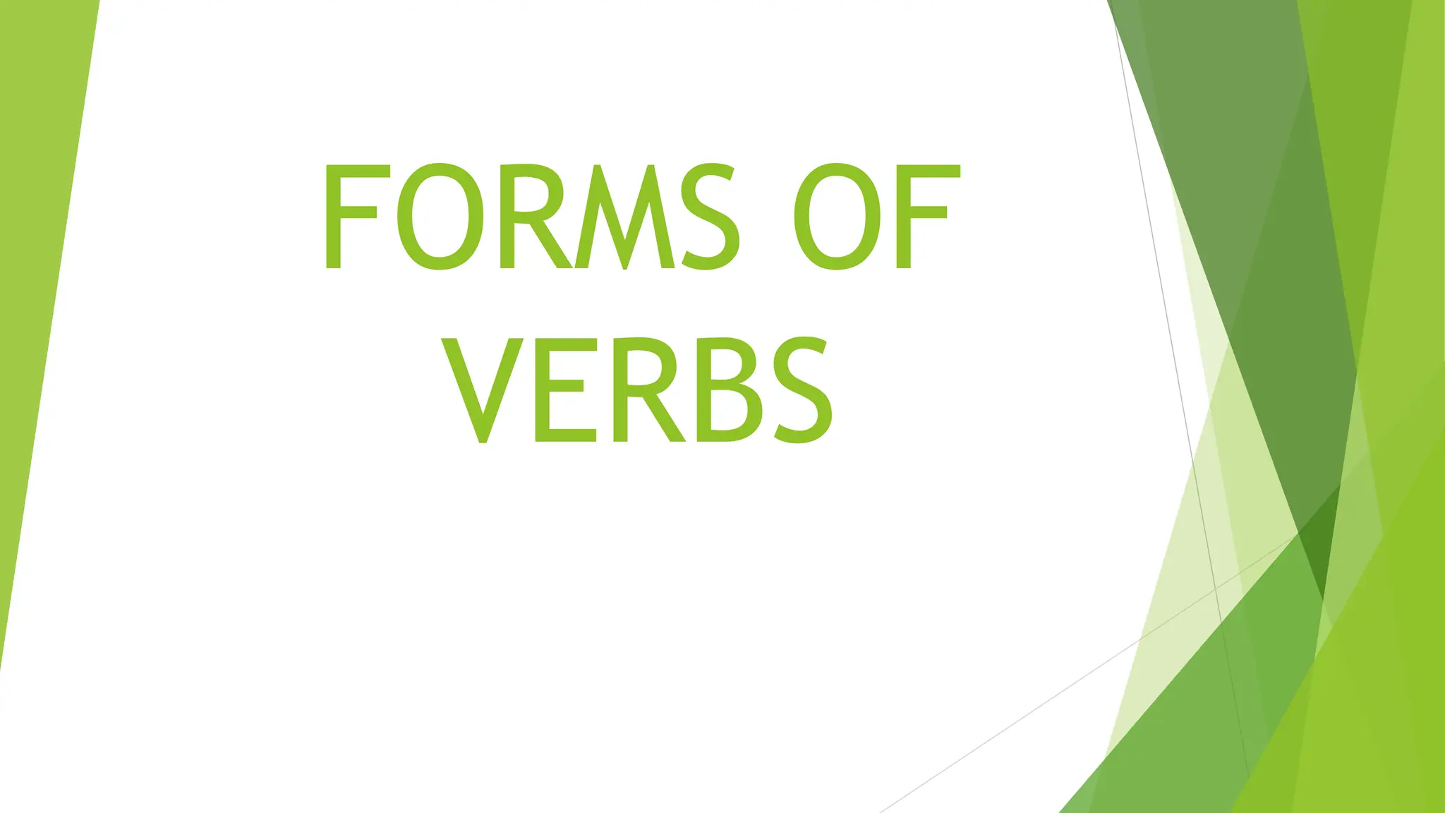 Forms of verb.pptx simple past present and future | PPTX