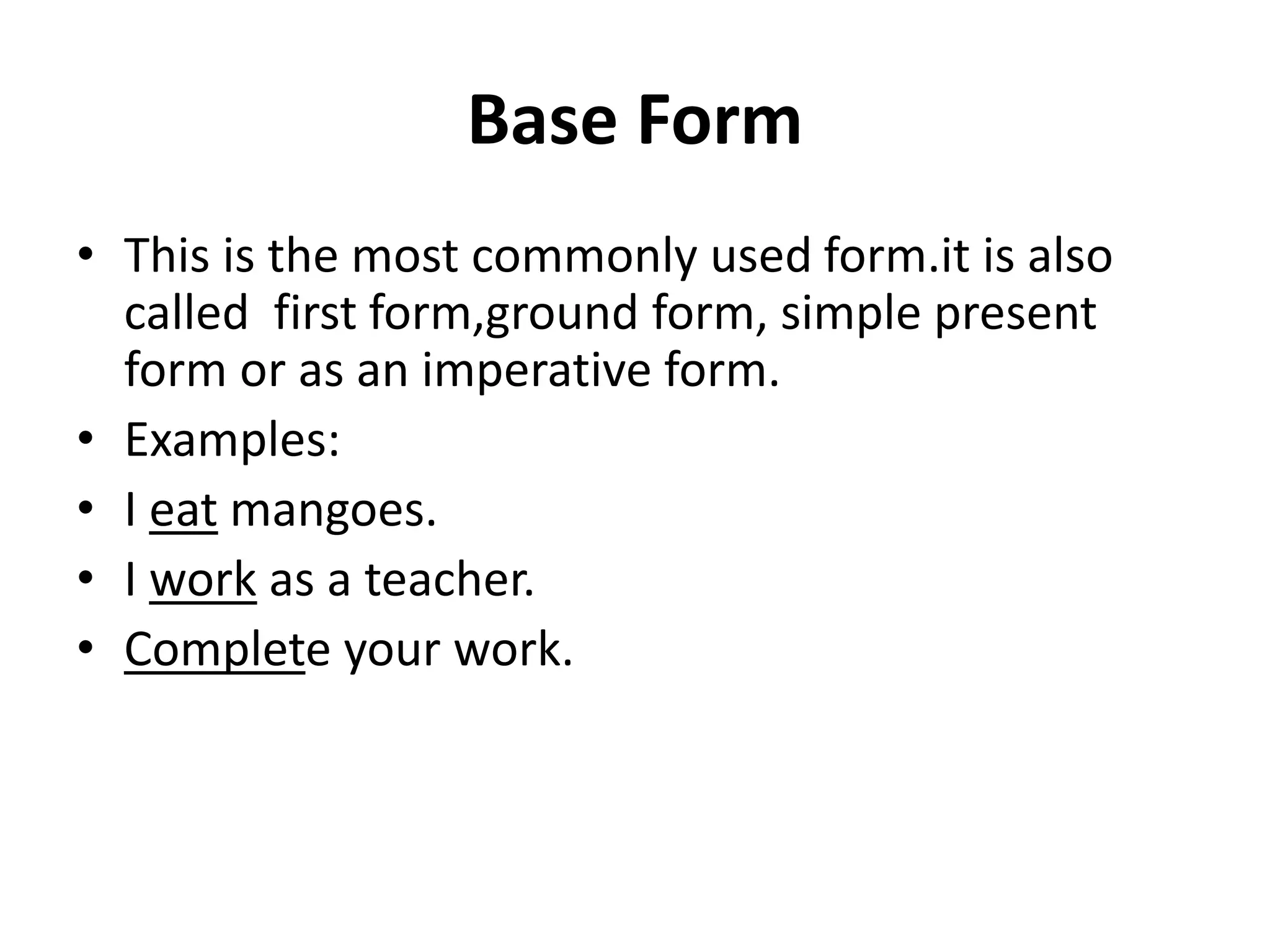 Grammar class 9th federal textbook board Islamabad FORMS OF VERB.pptx