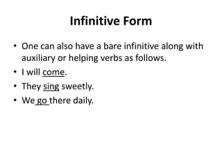 Grammar class 9th federal textbook board Islamabad FORMS OF VERB.pptx