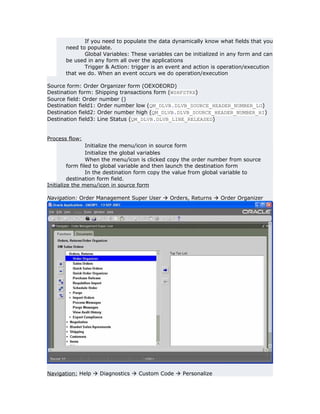 Forms personalization | DOC | Computing | Technology & Computing