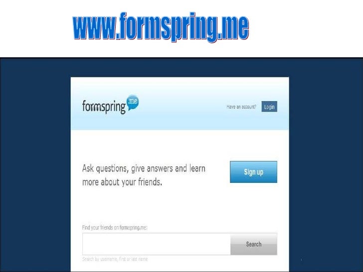 Formspring Tutorial