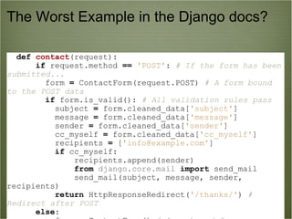 Django Forms: Best Practices, Tips, Tricks | PPT