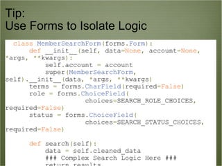 Django Forms: Best Practices, Tips, Tricks | PPT