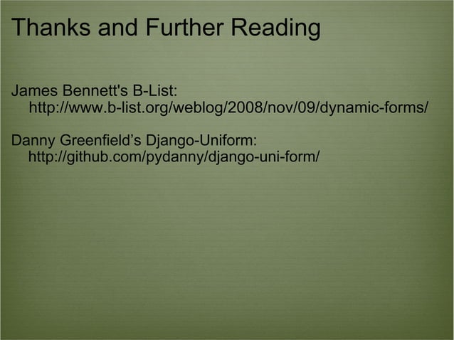 Django Forms: Best Practices, Tips, Tricks | PPT