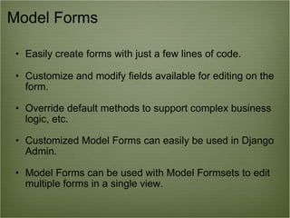 Django Forms: Best Practices, Tips, Tricks | PPT