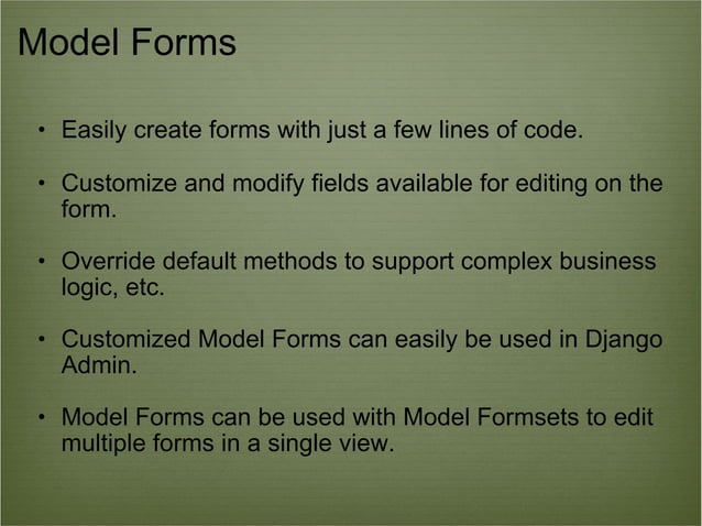 Django Forms: Best Practices, Tips, Tricks | PPT