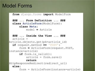 Django Forms: Best Practices, Tips, Tricks | PPT