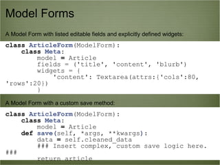Django Forms: Best Practices, Tips, Tricks | PPT
